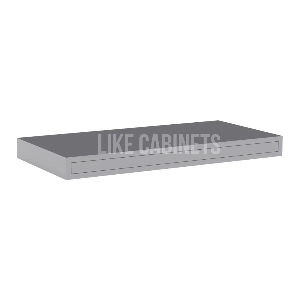 Shaker Gray Floating Shelf – Open Wall Shelf | Like Cabinets