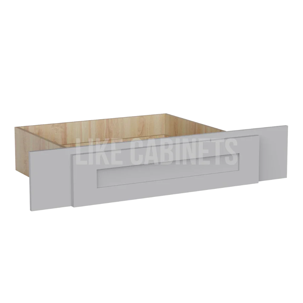 Shaker Gray Knee Drawer – RTA Vanity Storage | Like Cabinets