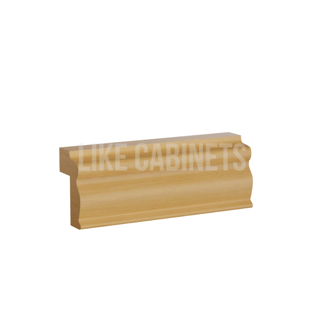 Treasure Chest Shaker Light Rail Moulding – Wood Tone Trim – Like Cabinets