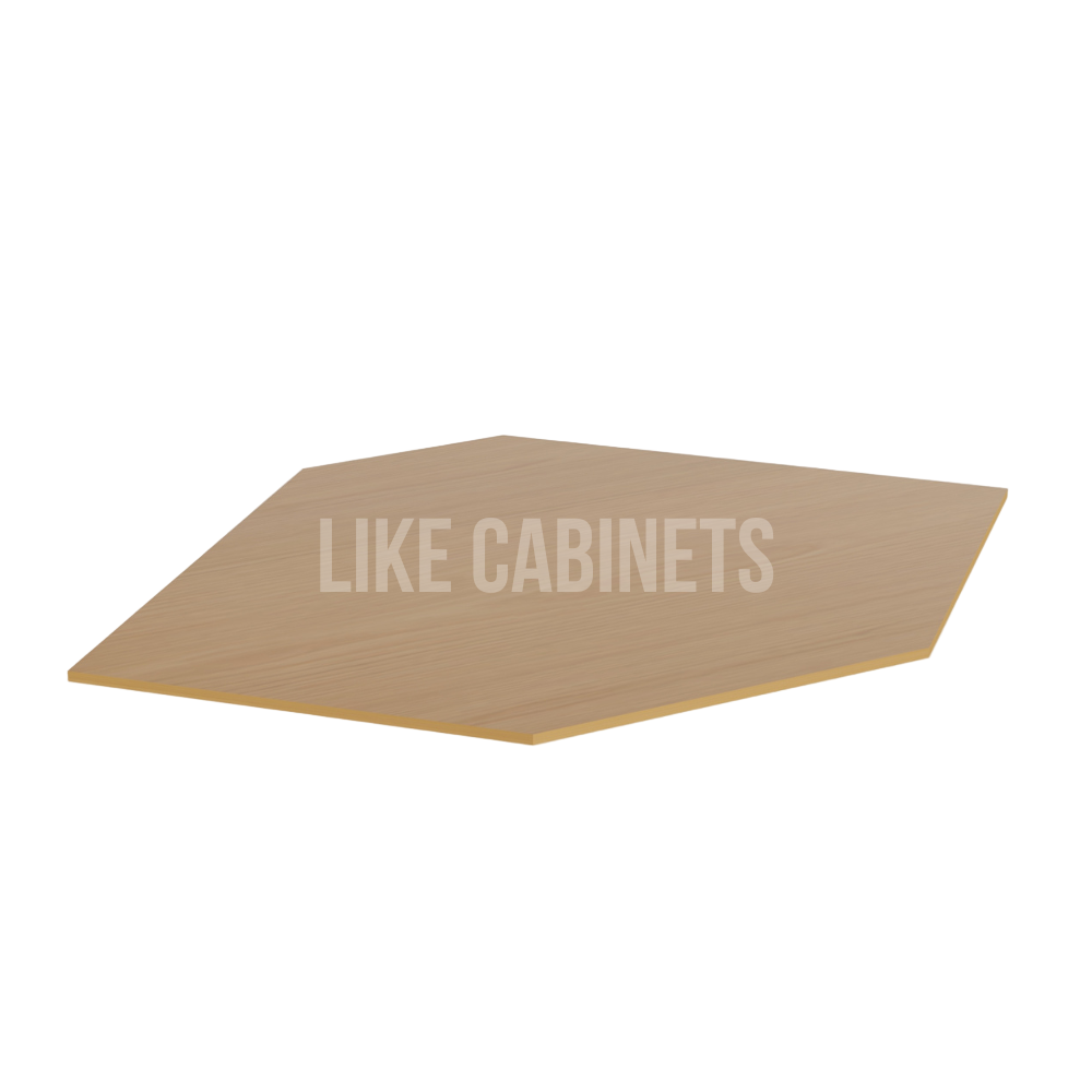Treasure Chest Corner Sink Front Floor – Warm Shaker Panel – Like Cabinets